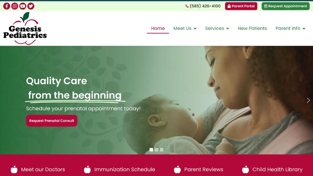 Best Website Design Showcase: Top 3 Pediatric Website Designs - Practis