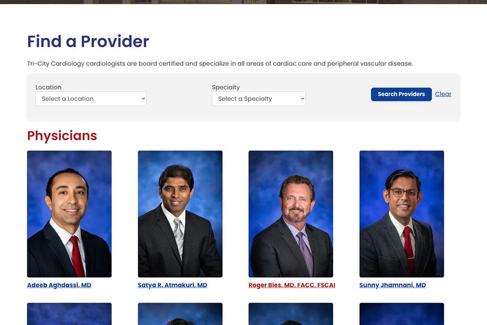 Healthcare Website Features | Physician Directory & Secure Forms
